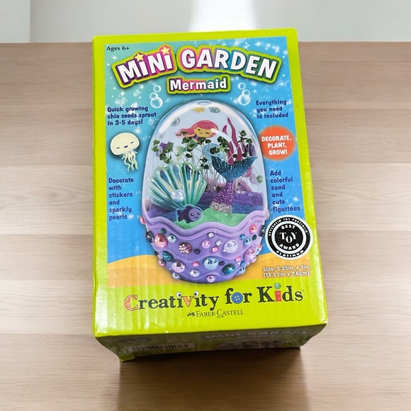 Creativity For Kids | Toys | New Kids Mini Garden Mermaid Terrarium ...
